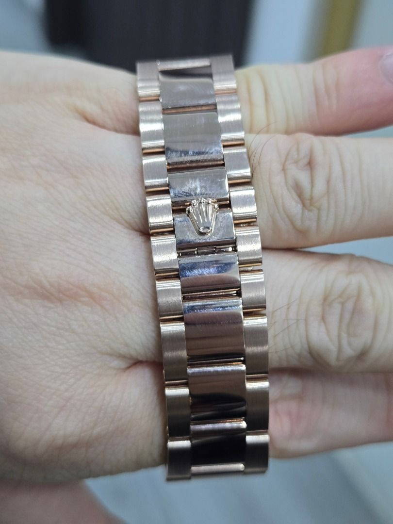 Rolex Day Date 36 Rose gold Oyster Black Arabic 118205 DD36 36mm ...