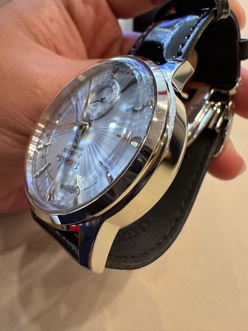 SEIKO PRESAGE AUTOMATIC (POWER-RESERVED) - Authentic Kept Unused, Men's ...