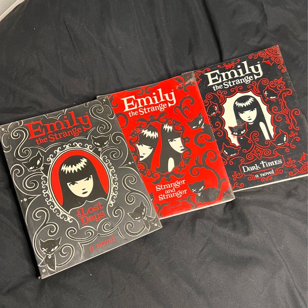 Set of 3 Emily The Strange Books, Hobbies & Toys, Books & Magazines ...