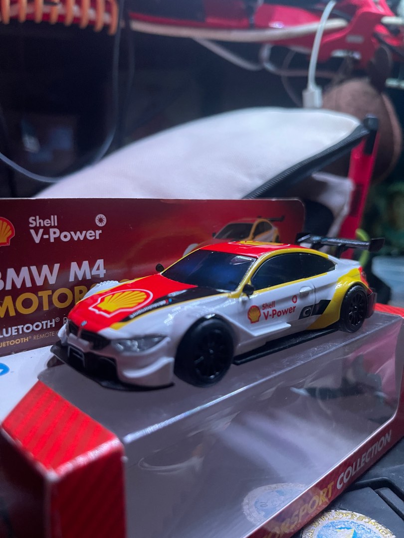 Shell V-power BMW M4 and bluetooth battery, Hobbies & Toys, Toys ...