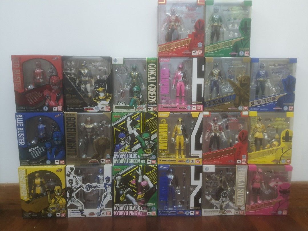 S.H.Figuarts SHF Super Sentai Shinkenger Boukenger Goseiger Jetman ...