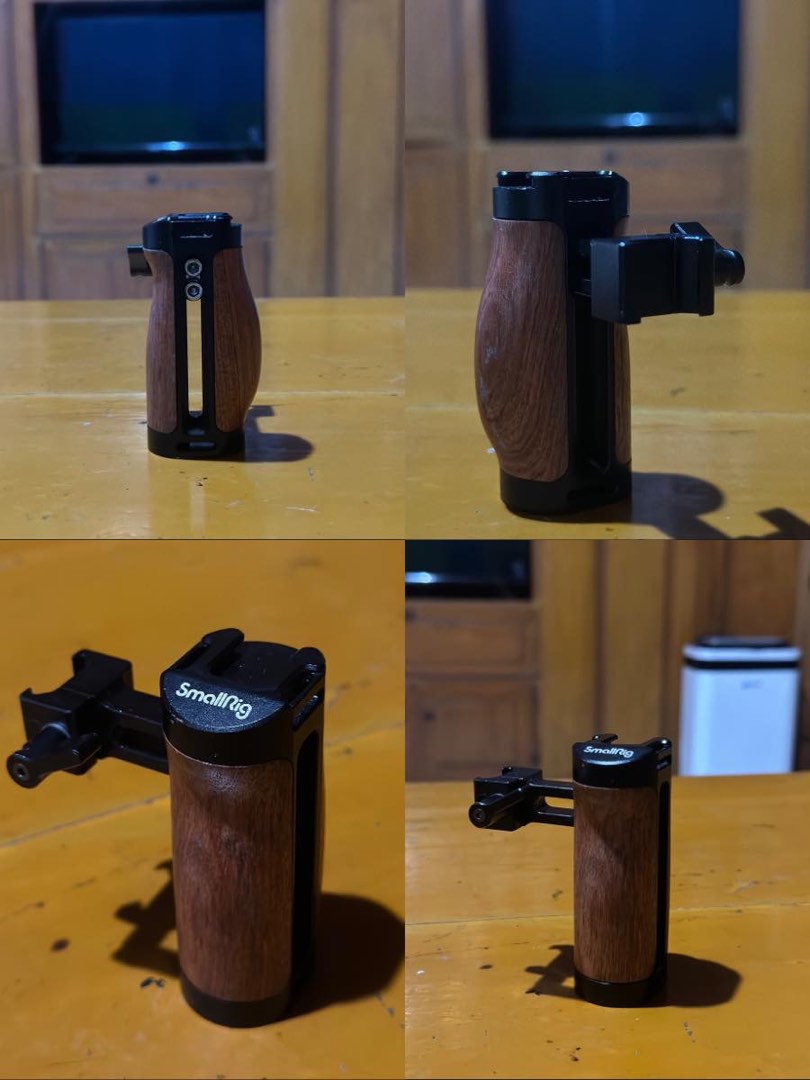 Smallrig Wooden Mini NATO Camera Cage Side Handle Handgrip, Photography ...