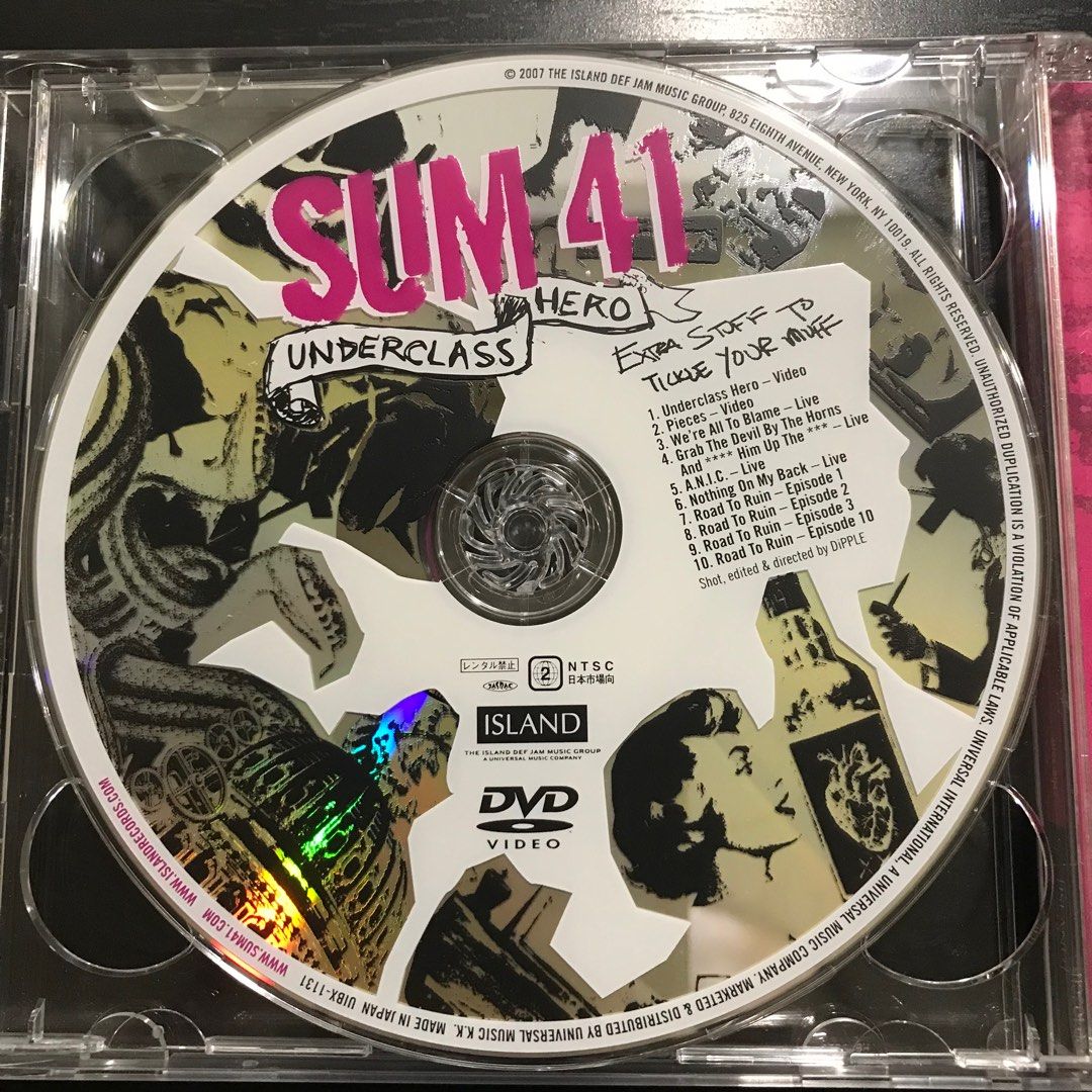 Sum 41 Limited Edition CD + DVD (Japan Press) (Box 29th), Everything ...