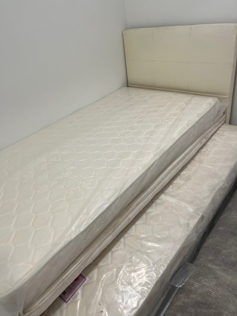 Super Single bed -Pull out bed, Furniture & Home Living, Bedding ...