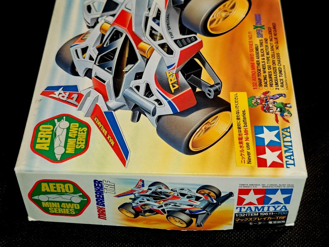 Tamiya Mini 4wd 19611 Max Breaker TRF Aero Mini Series Vintage, Hobbies ...