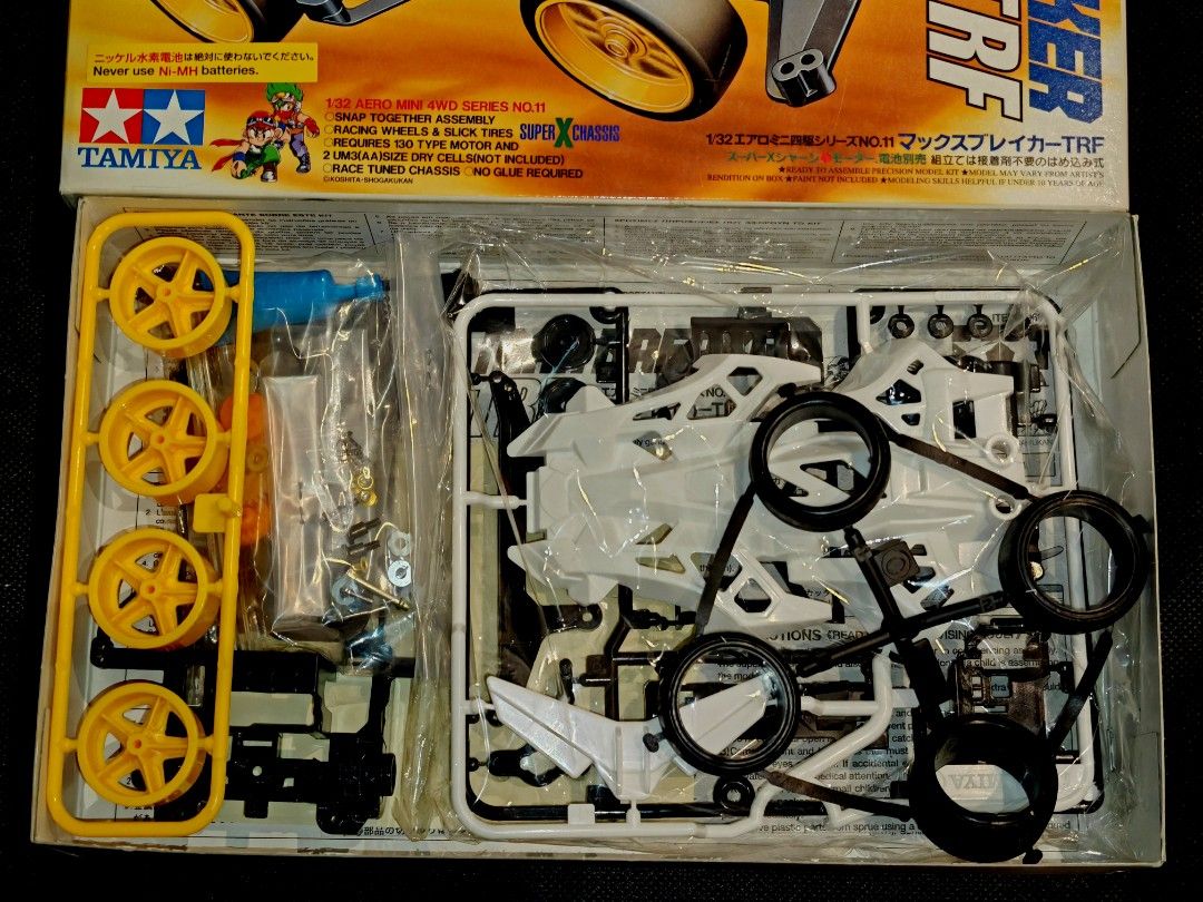 Tamiya Mini 4wd 19611 Max Breaker TRF Aero Mini Series Vintage, Hobbies ...