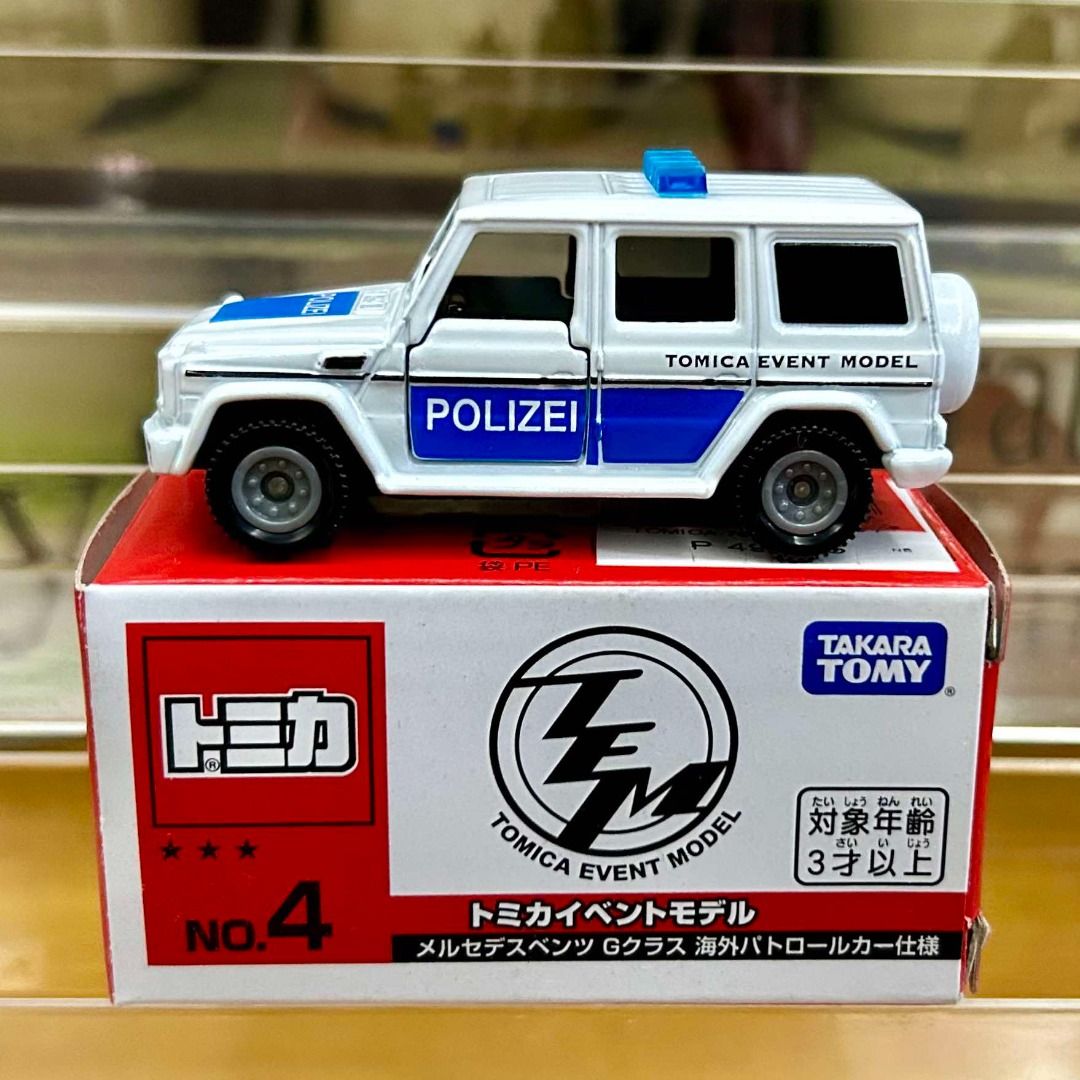 Tomica Event Model Mercedes Benz G-Class Polizei Patrol Car, Hobbies ...