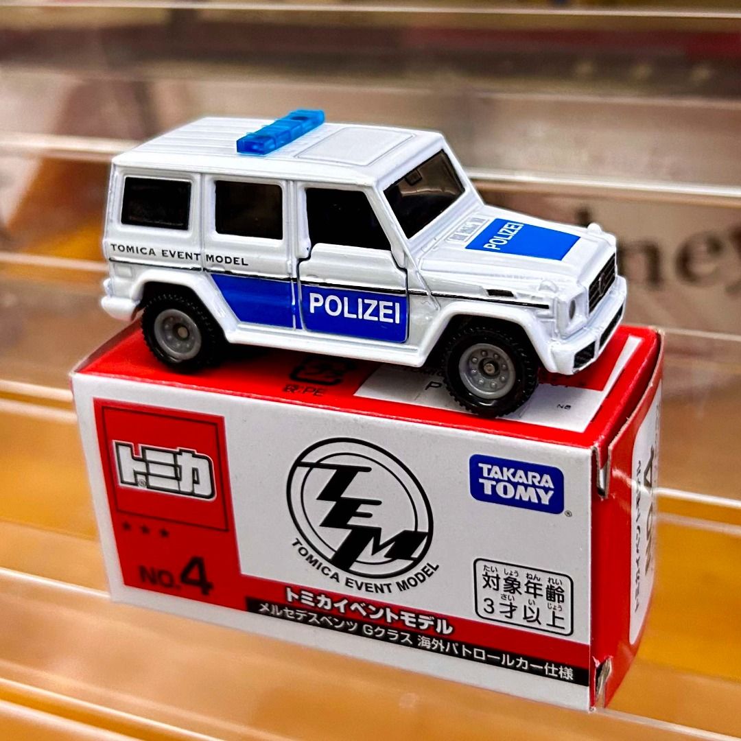 Tomica Event Model Mercedes Benz G-Class Polizei Patrol Car, Hobbies ...