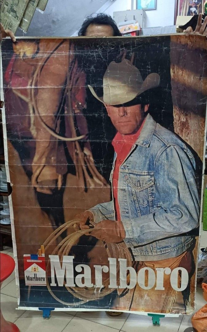 Vintage poster Marlboro, Hobbies & Toys, Collectibles & Memorabilia ...
