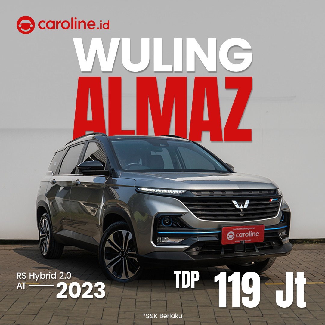 Wuling Almaz RS Hybrid 2.0 AT 2022 Mobil Bekas Premium TDP Ceper, Mobil ...