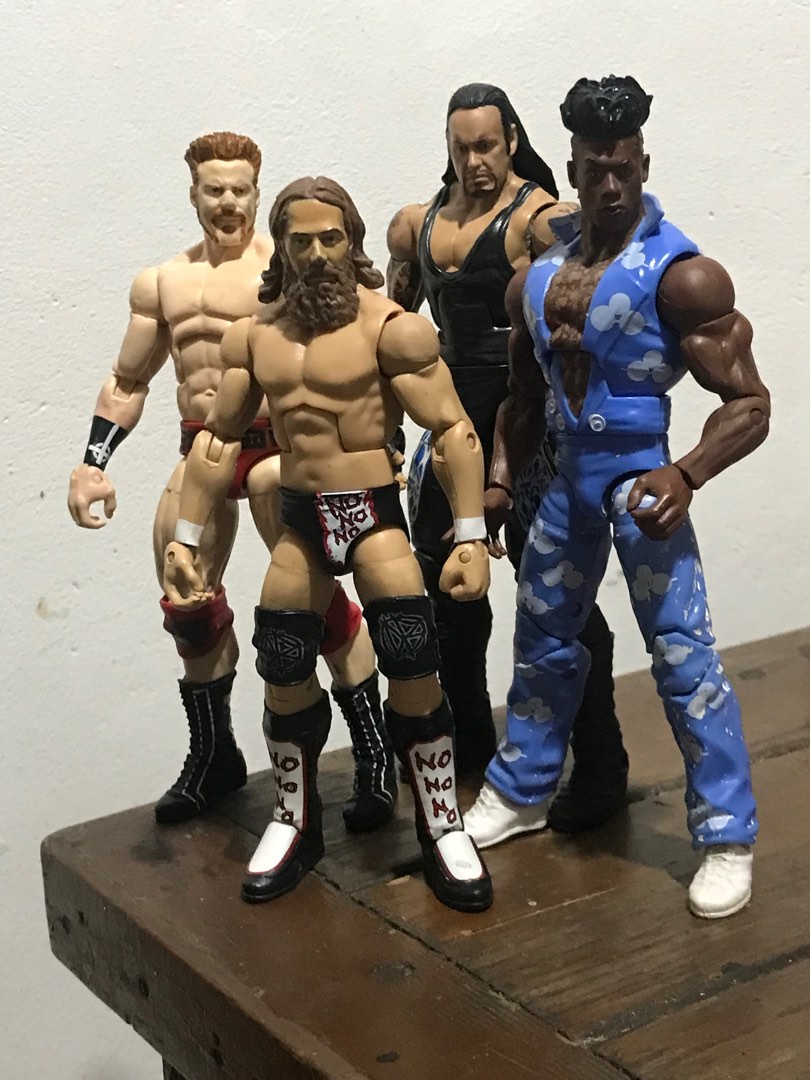 WWE Elite + Marvel Legends set, Hobbies & Toys, Toys & Games on Carousell