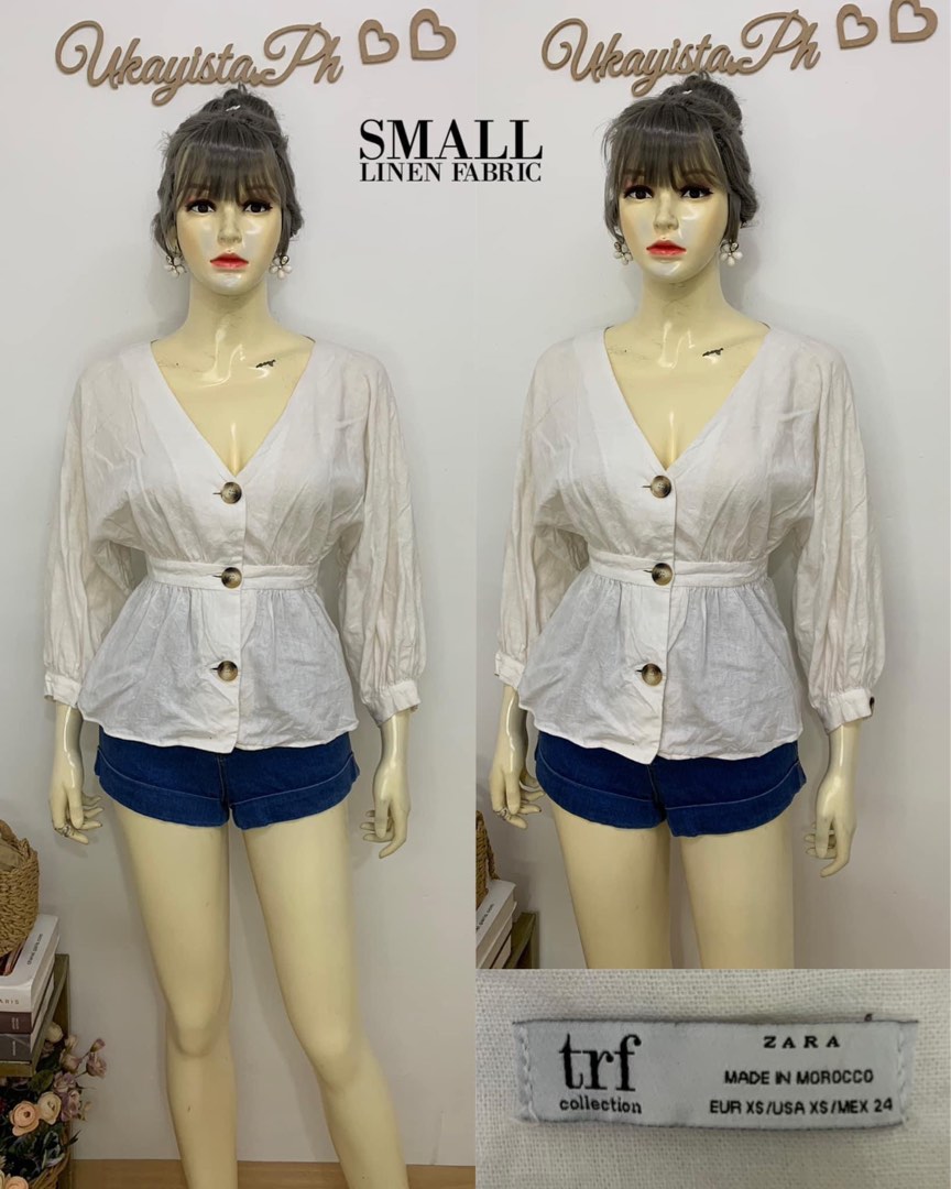 ZARA TRAF BLOUSE, Women's Fashion, Tops, Blouses on Carousell