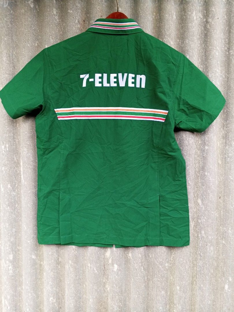 7 eleven uniform, Men's Fashion, Tops & Sets, Formal Shirts on Carousell