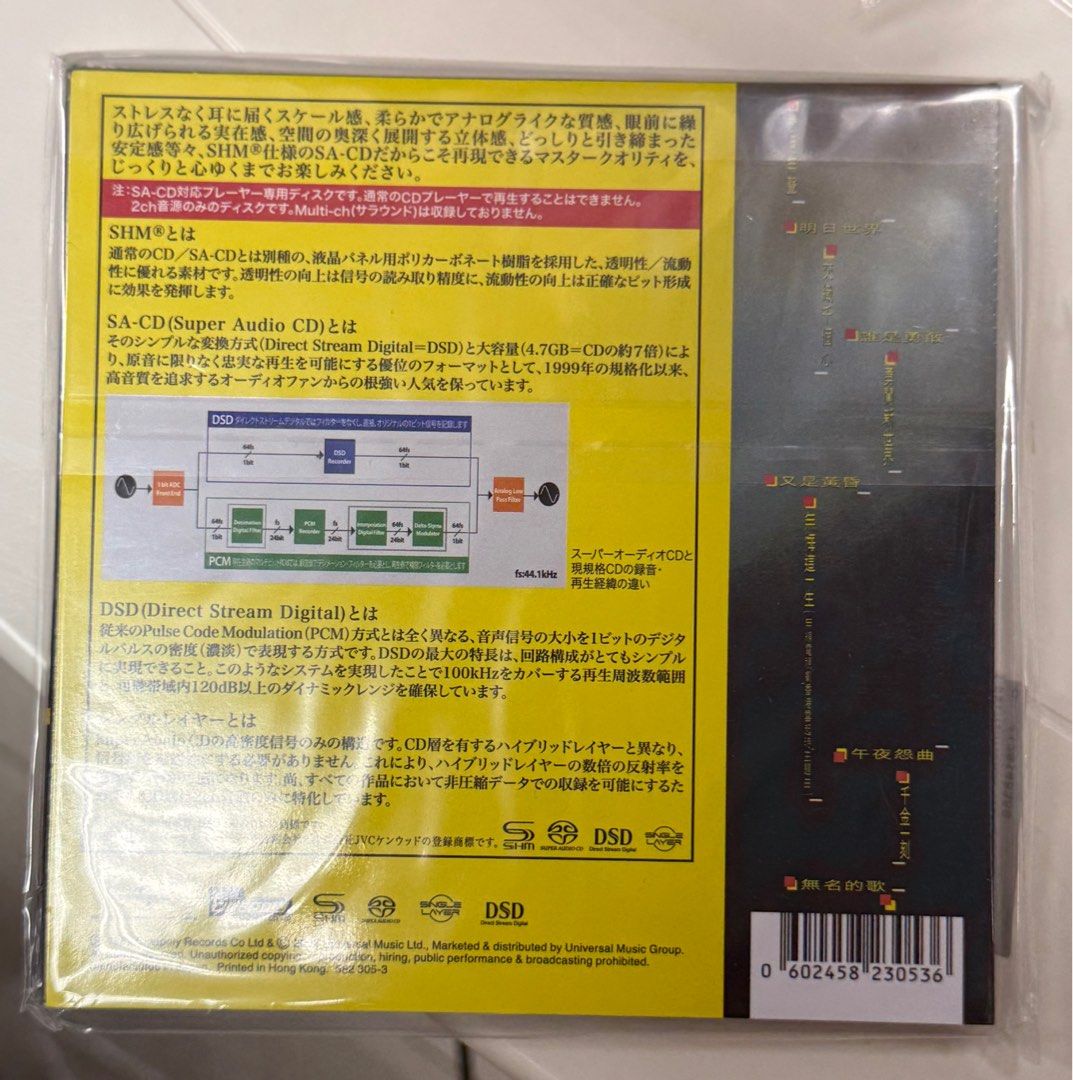 黃家駒 Beyond 真的見証 shm sacd 限量編號版 全新未開封 日本digi pack厚紙套雙摺裝潢 (另附日文側標紙) 「全綠色 ...
