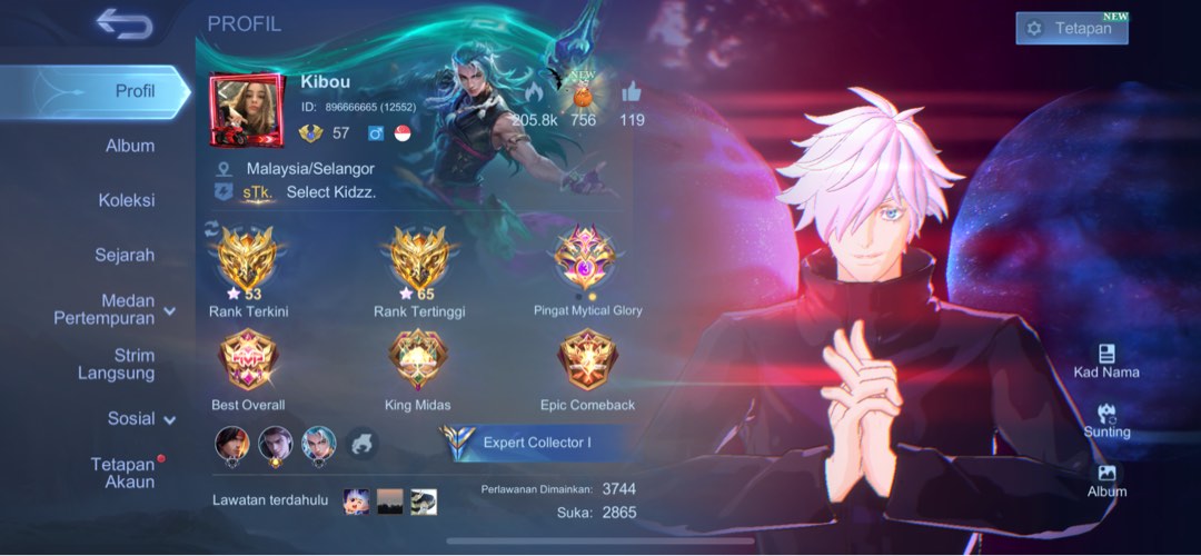 acc mlbb, Video Gaming, Gaming Accessories, In-Game Products on Carousell