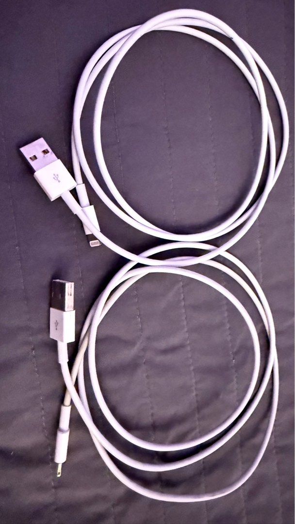 apple original USB A to lighting cable, Mobile Phones & Gadgets, Mobile ...