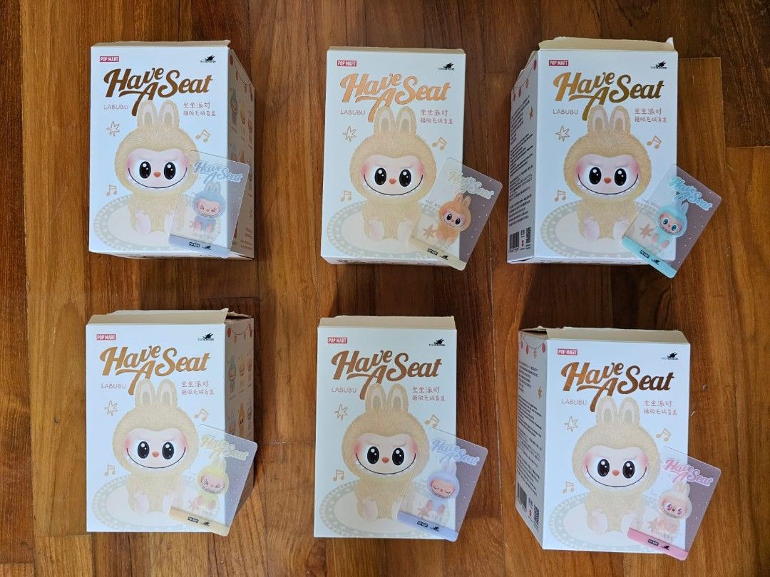 authentic labubu v2 full set, Hobbies & Toys, Toys & Games on Carousell