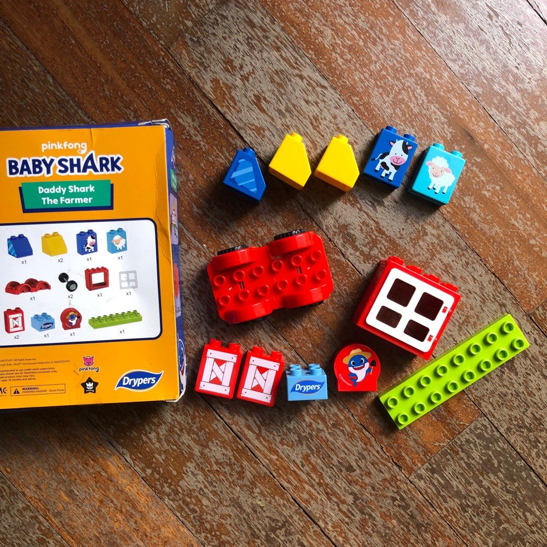 Baby Shark Lego Duplo Compatible Pinkfong Farm Playground 2 - 5 yo Mega ...