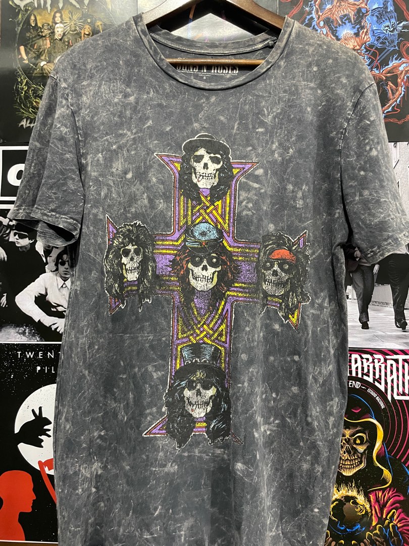 Band Y2K Guns N Roses, Men's Fashion, Tops & Sets, Tshirts & Polo ...