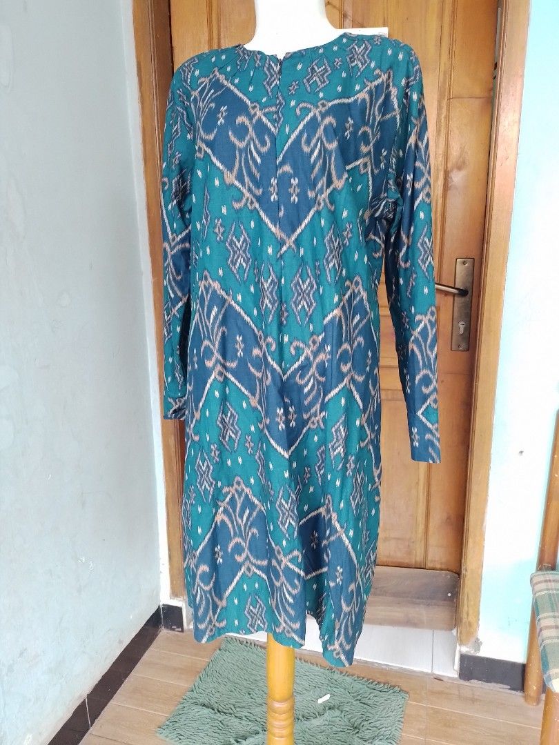 BATIK TRISULA MAS ORIGINAL TUNIK BATIK CEWEK, Fesyen Wanita, Pakaian ...