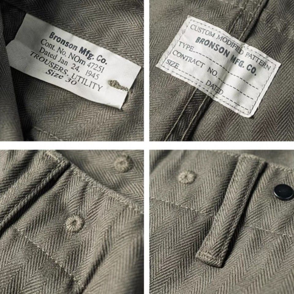 Bronson 13oz P44 HBT Modified Custom Monkey Pants, Men's Fashion ...