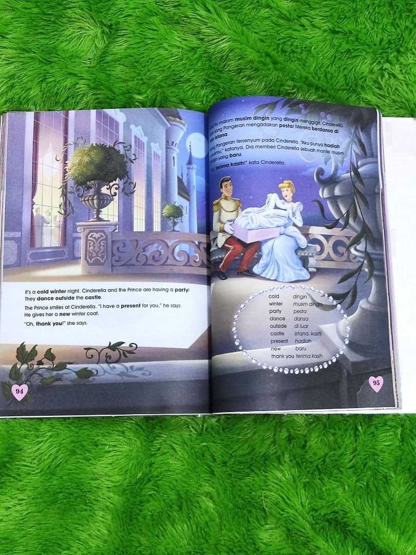 Buku cerita anak disney English friendly princesses bilingual, Buku ...