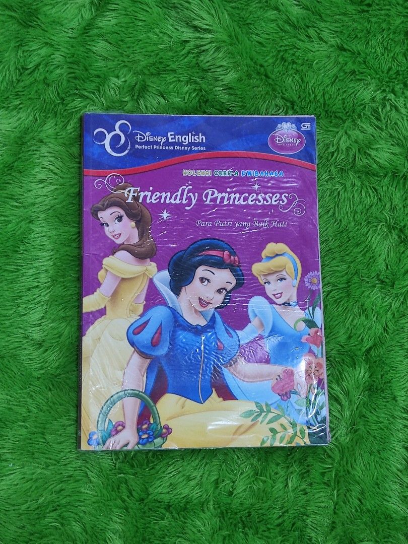 Buku cerita anak disney English friendly princesses bilingual, Buku ...