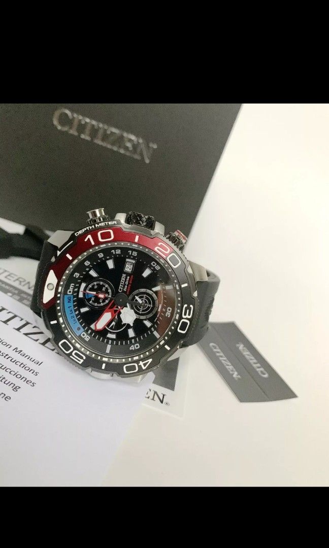 Citizen Promaster Diver Watch * Aqualand Chronograph BJ2167-03E Black for Men, Luxury, Watches ...