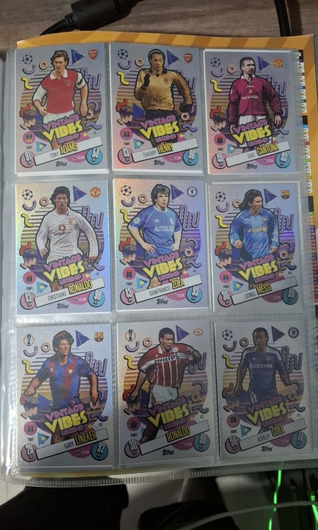 ☆CLEARING STOCK☆ Match Attax UEFA 2024/25 MOTM, Vintage Vibe, Trophy ...