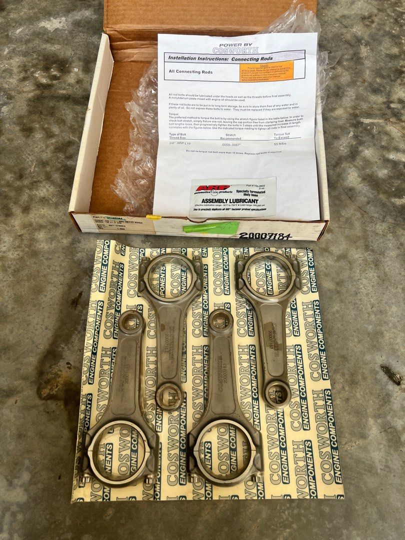 Cosworth Mitsubishi EVO X Stroker Piston and Rods (2.2L), Car ...