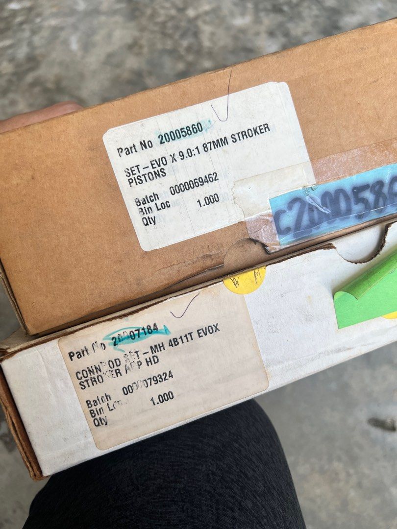 Cosworth Mitsubishi EVO X Stroker Piston and Rods (2.2L), Car ...