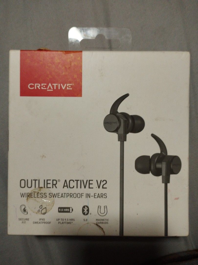 BNIB Creative Outlier Active V2 Wireless Sweatproof In-Ears Earbud ...