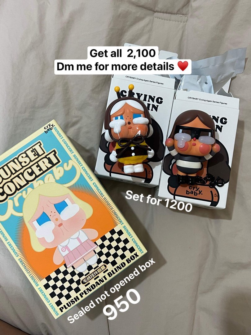 Cry baby figure sunset pendant vinly, Hobbies & Toys, Toys & Games on ...