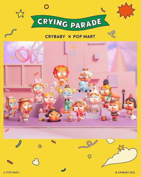 CRYBABY Crying Parade Series Figures Popmart, Hobbies & Toys, Toys ...