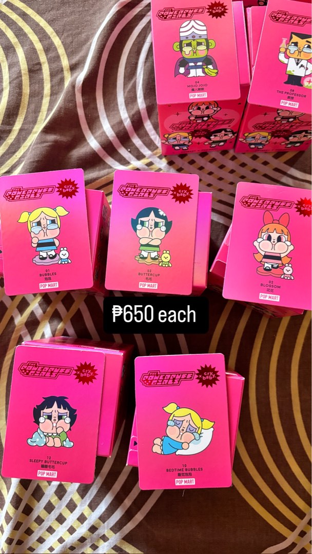 Crybaby PPG figures, Hobbies & Toys, Toys & Games on Carousell