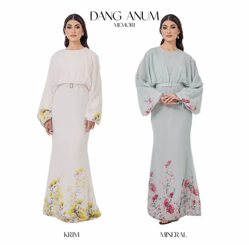 Dang Anum in Mineral, Women's Fashion, Muslimah Fashion, Dresses on ...