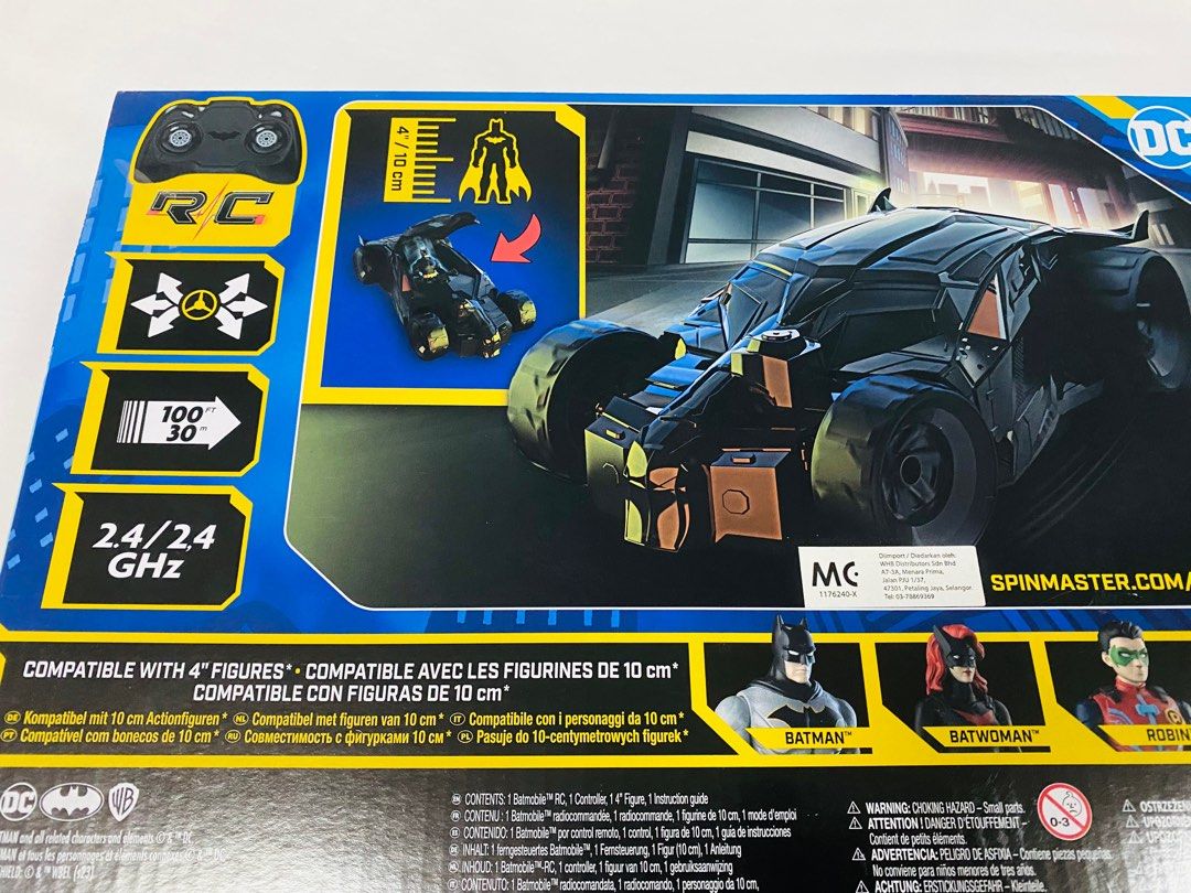 DC Batman Batmobile RC Remote Control (Brand New), Hobbies & Toys, Toys ...