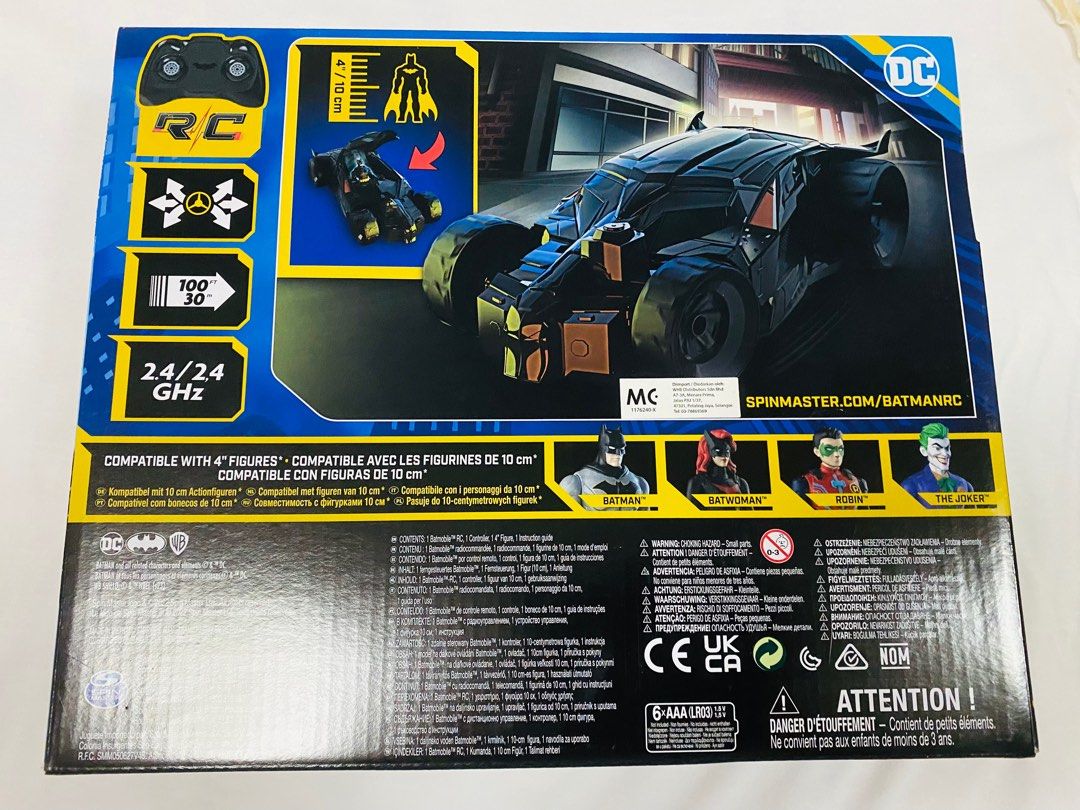 DC Batman Batmobile RC Remote Control (Brand New), Hobbies & Toys, Toys ...