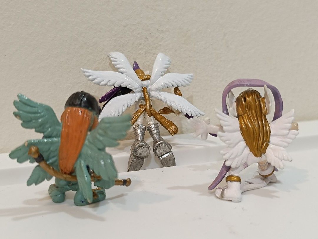 Digimon Figure - Angemon, MagnaAngemon & Angewomon, Hobbies & Toys ...