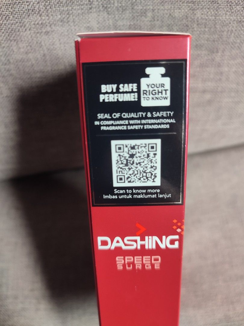 EDT Dashing Speed Surge 100ml, Beauty & Personal Care, Fragrance ...