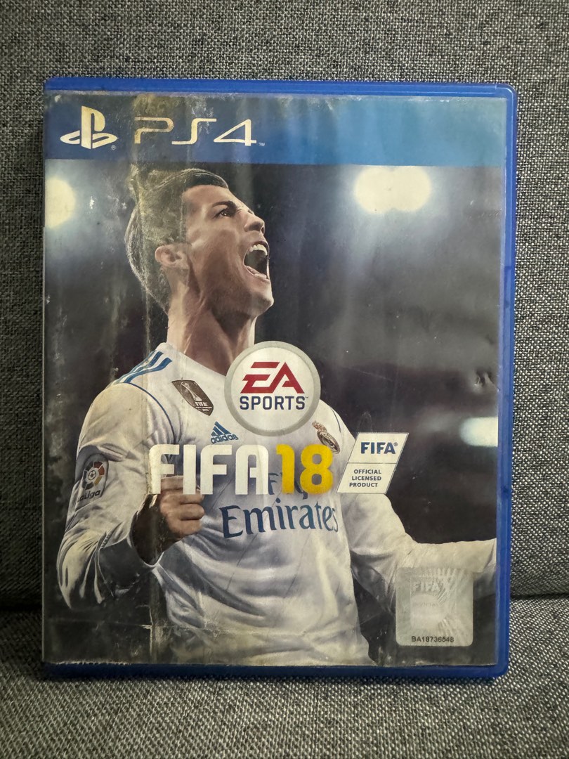 Fifa 18 COVER DEFECT (PlayStation) (Used) (physical), Video Gaming ...