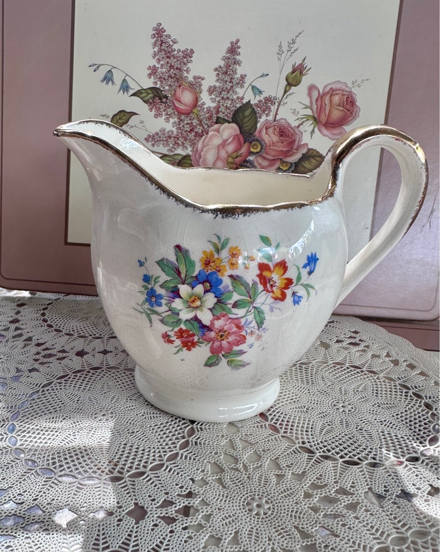 Grindley Creampetal Milk Jug, Furniture & Home Living, Kitchenware ...