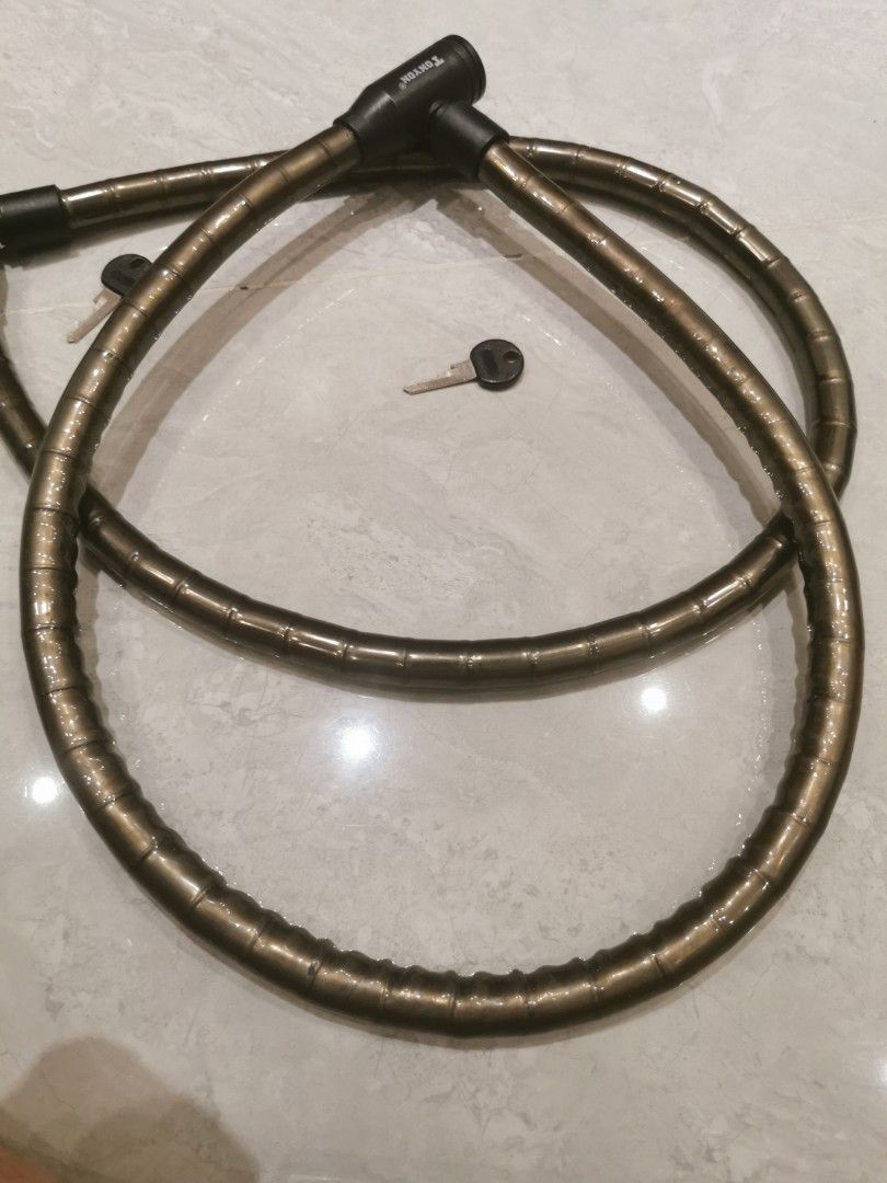 high security Flexi lock for bicycle motorbike and etc, Furniture ...