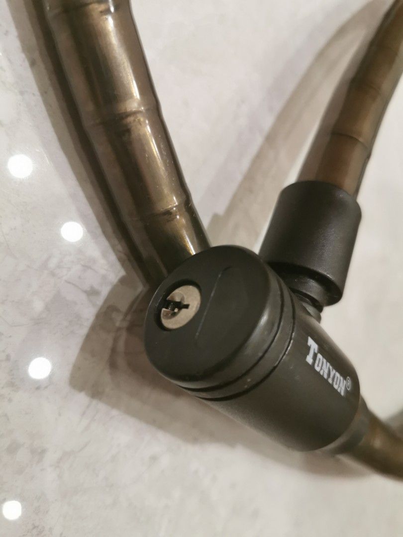 high security Flexi lock for bicycle motorbike and etc, Furniture ...