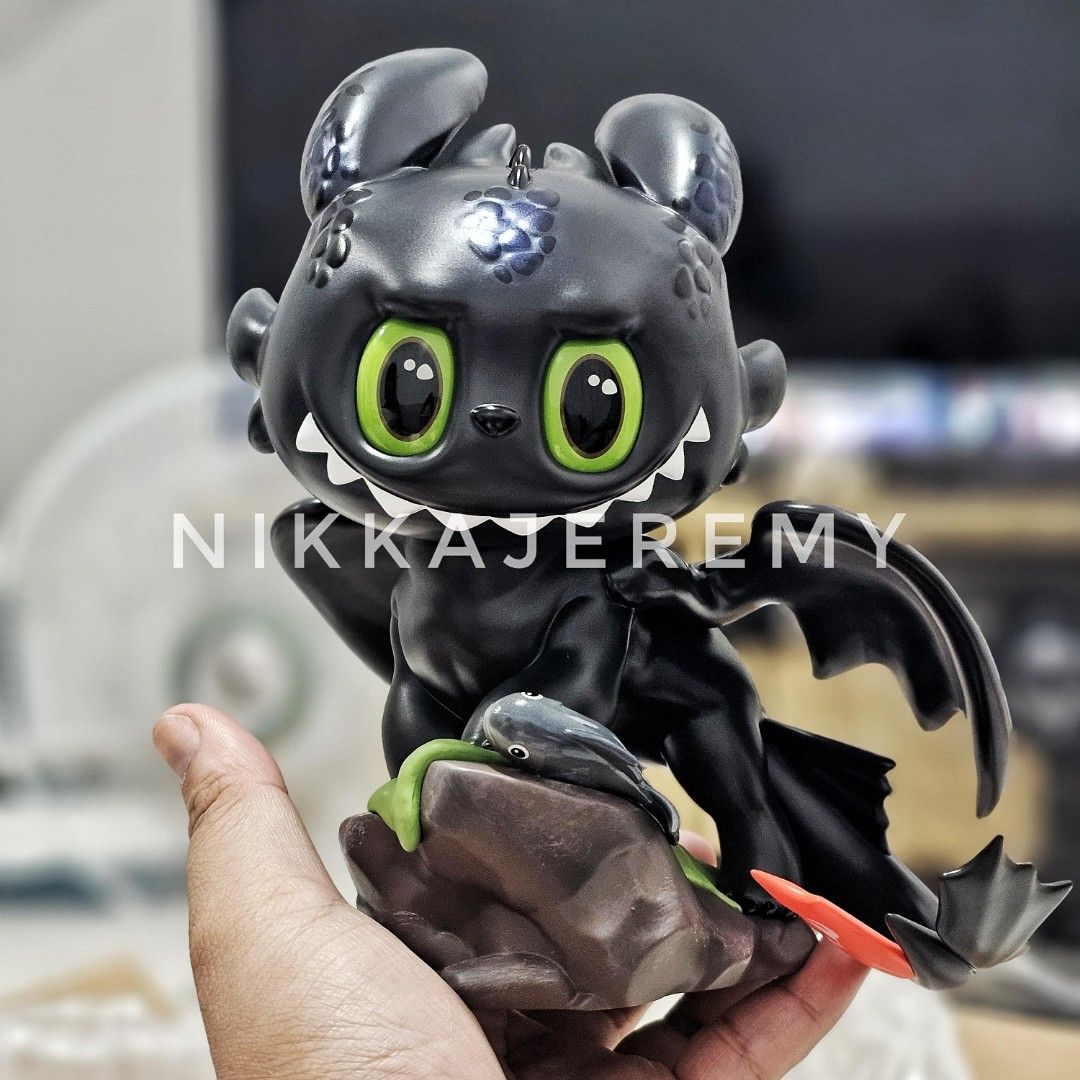 How to Train Your Dragon (Toothless) Labubu, Hobbies & Toys, Toys ...
