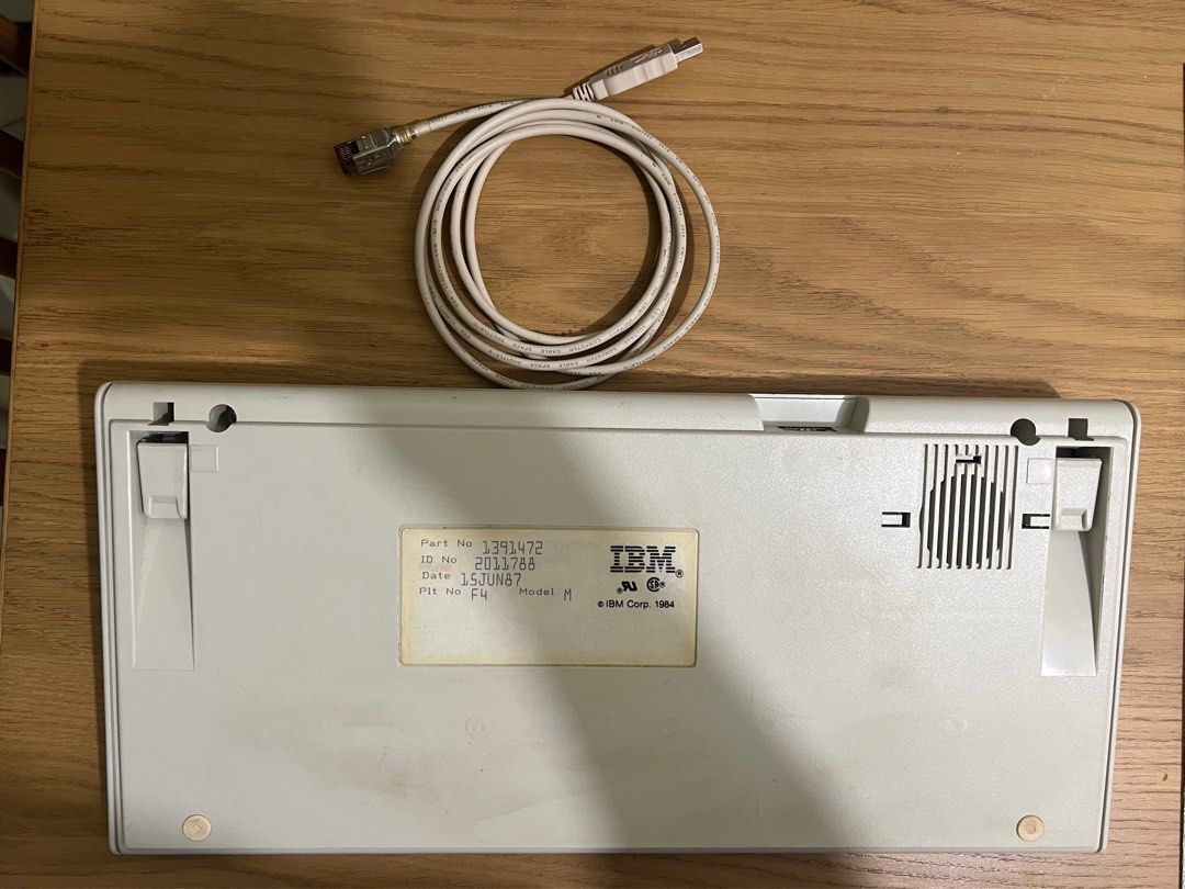 IBM 1987 Model M SSK Keyboard with USB cable, Computers & Tech, Parts ...