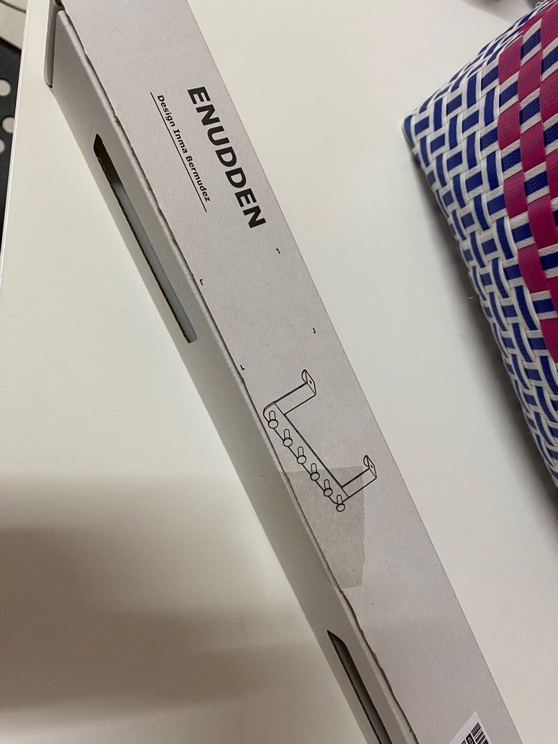 IKEA ENUDDEN HANGER FOR DOOR WHITE, Furniture & Home Living, Bathroom ...