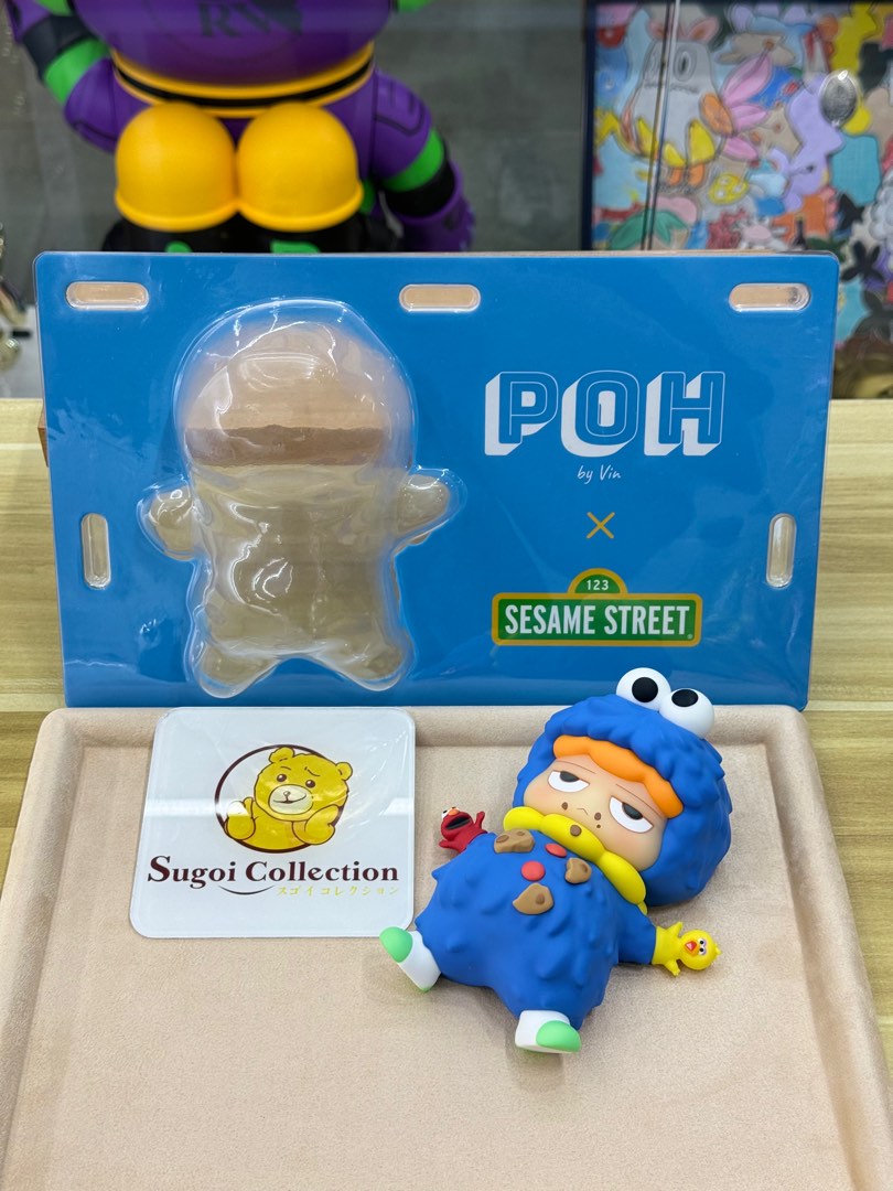 [In Stock] One Little Planet Poh Nom Nom x Sesame Street 1littleplanet, Hobbies & Toys, Toys ...