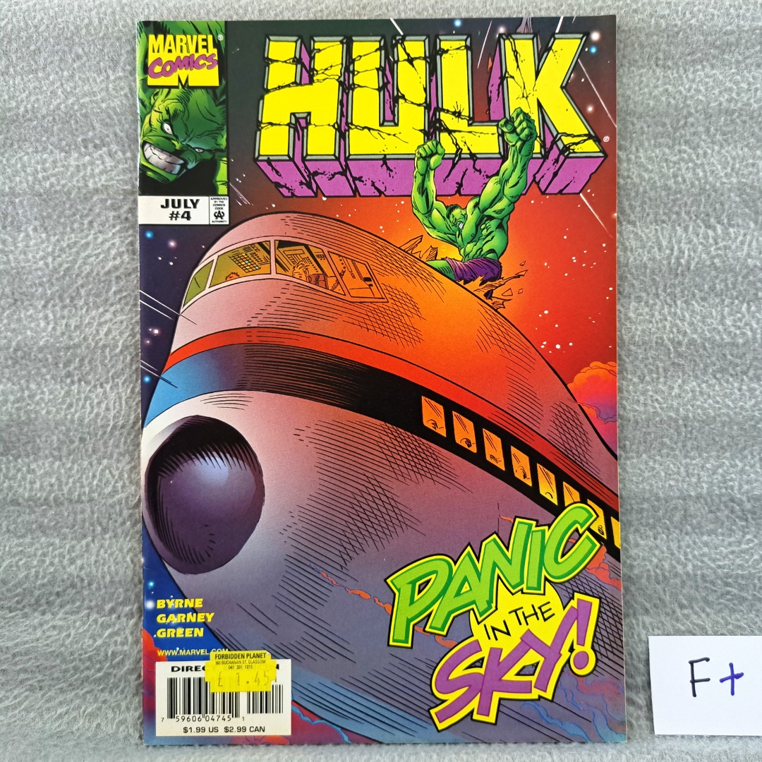 Incredible Hulk #4 (2nd Series) Marvel Comics (John Byrne, Ron Garney ...