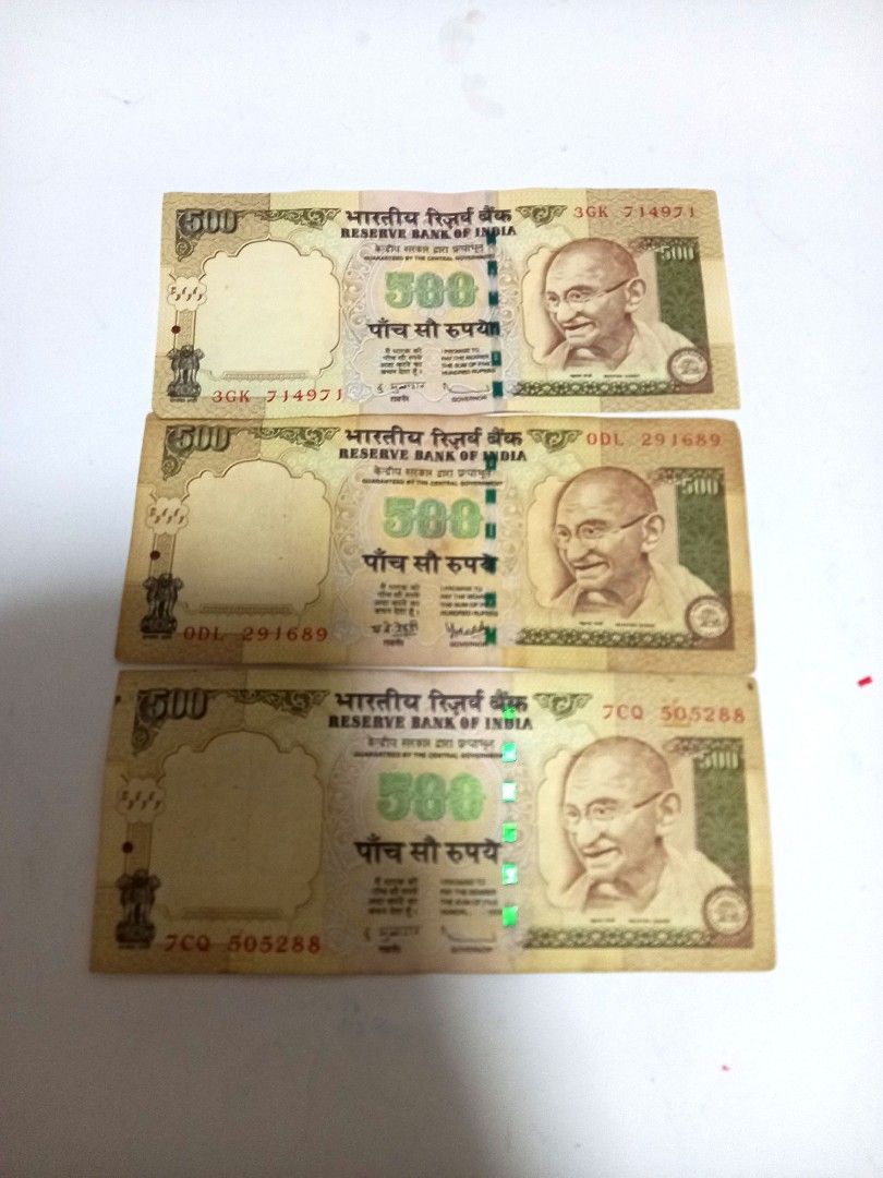 Vintage Indian Rupee Paper Notes, Hobbies & Toys, Memorabilia ...